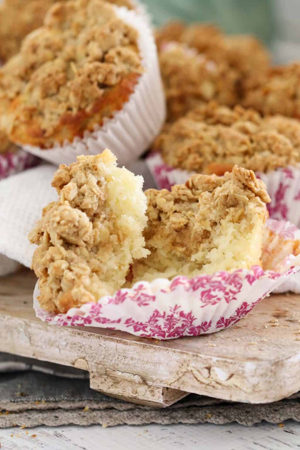 Apple Crumble Muffins - Bake Play Smile