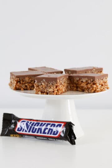 Snickers Slice | Easy No Bake Recipe - Bake Play Smile