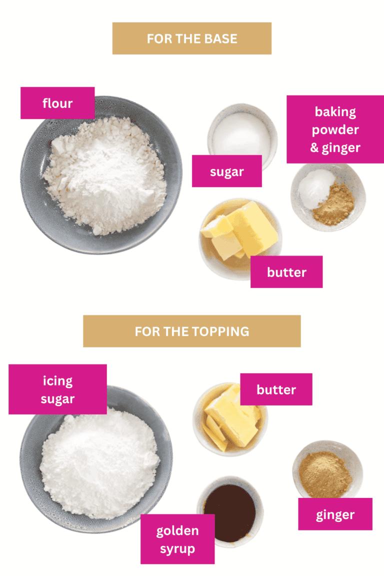 Ginger Crunch Slice - Bake Play Smile