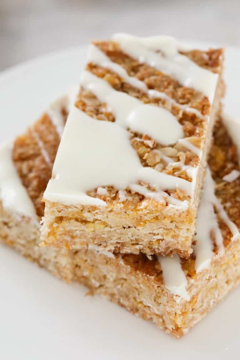 Honey Cornflake Slice - Bake Play Smile