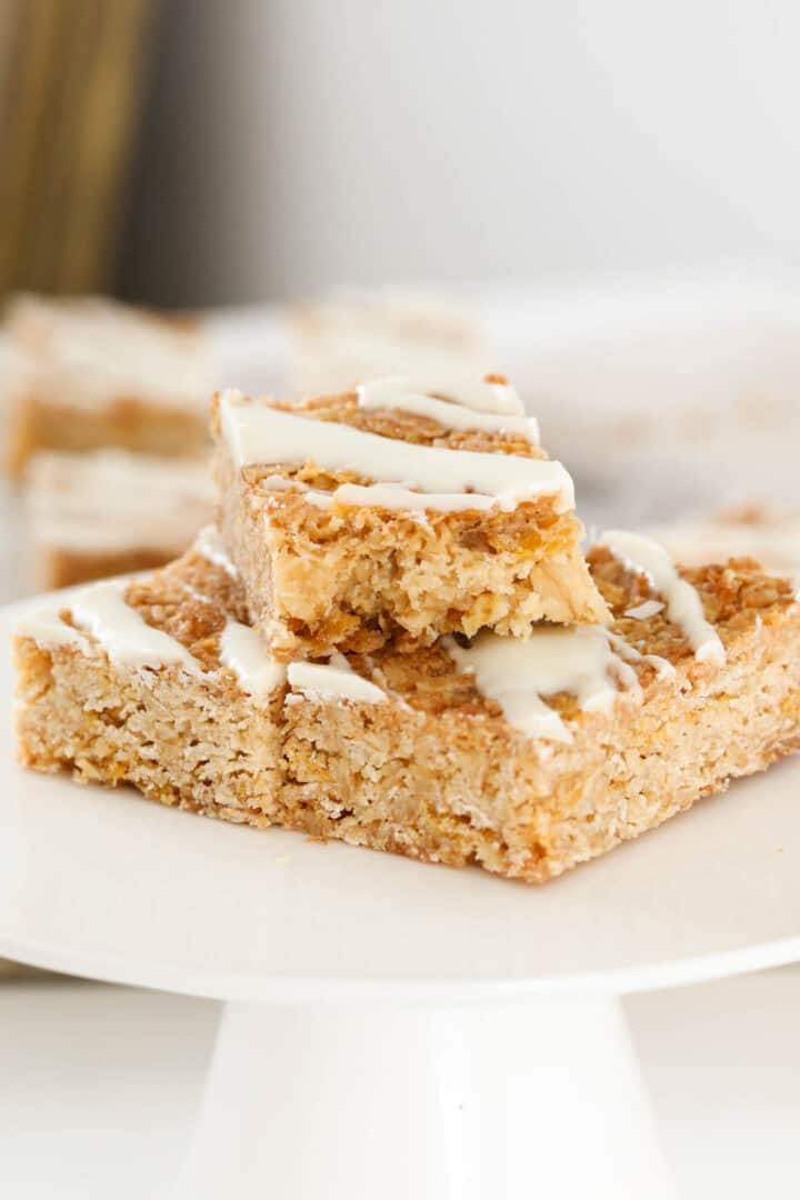 Honey Cornflake Slice - Bake Play Smile