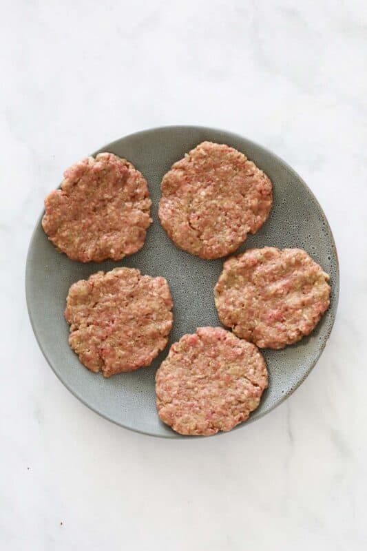 Easy Homemade Beef Patty Burgers - Bake Play Smile