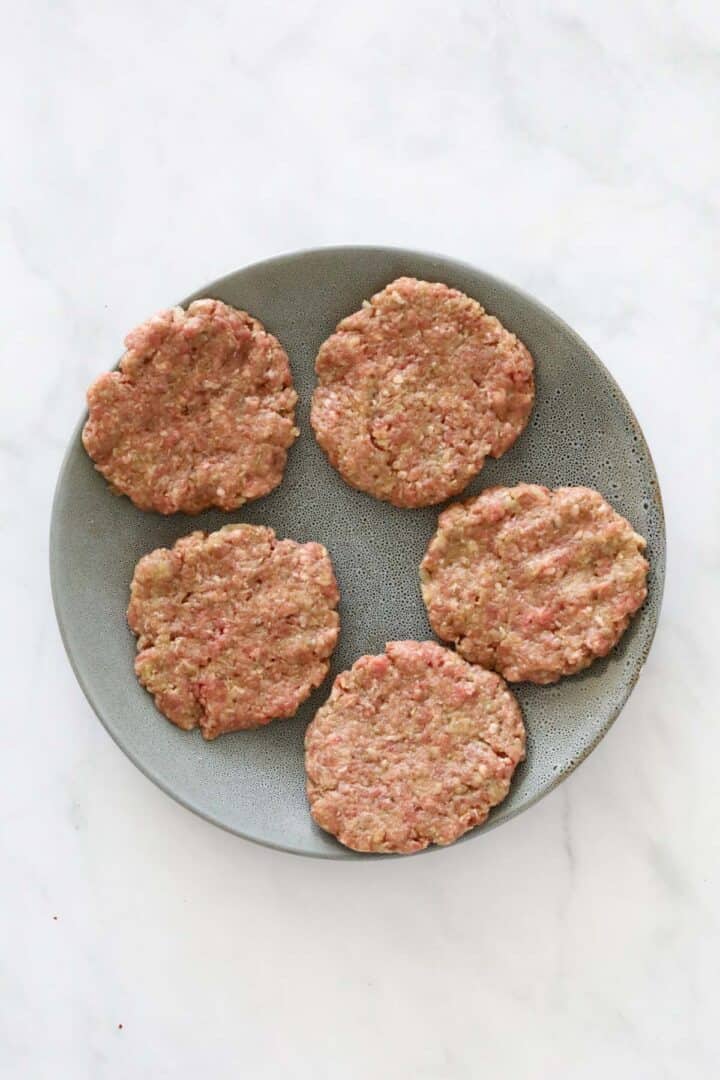 Easy Homemade Beef Patty Burgers - Bake Play Smile