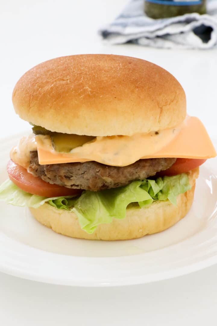 Easy Homemade Beef Patty Burgers - Bake Play Smile