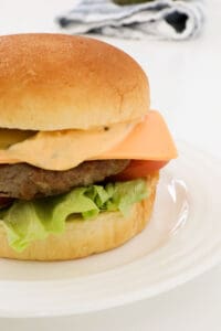 Easy Homemade Beef Patty Burgers - Bake Play Smile