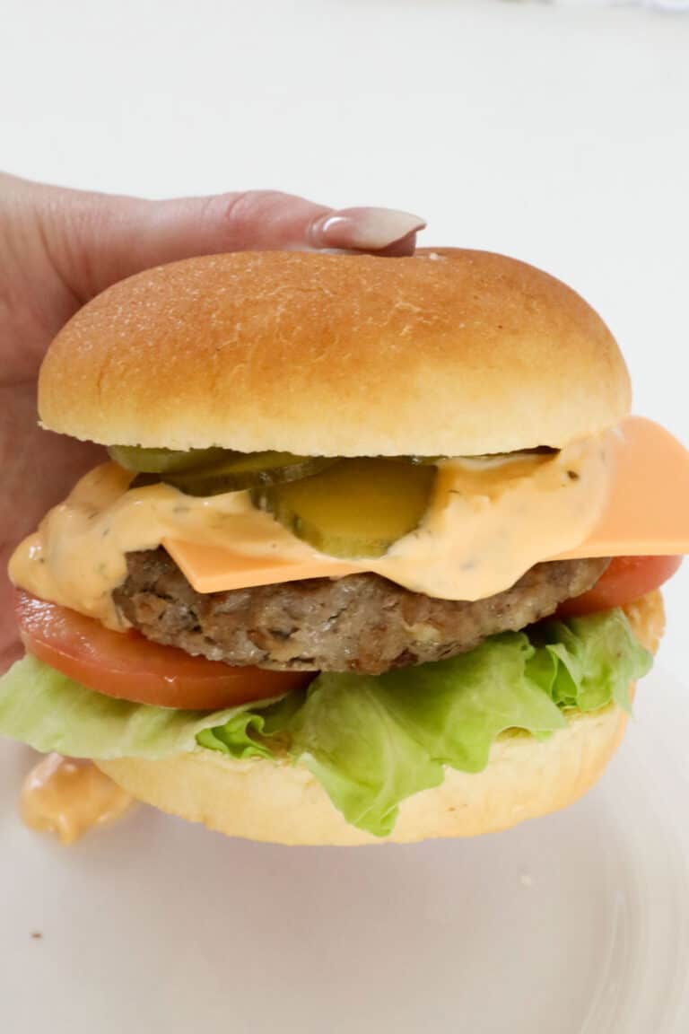 Easy Homemade Beef Patty Burgers - Bake Play Smile