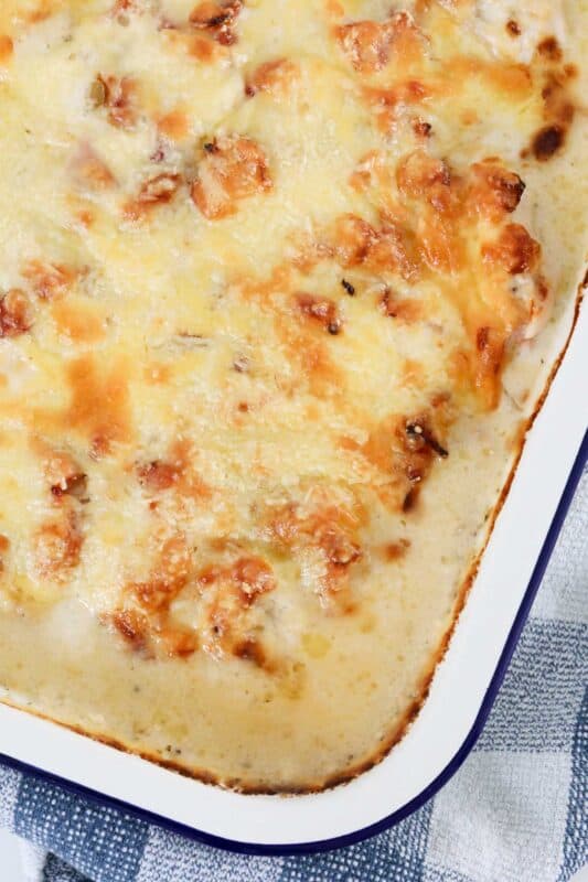 Creamy Chicken Bacon Ranch Bake - Bake Play Smile