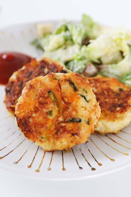 Chicken Rissoles - Bake Play Smile