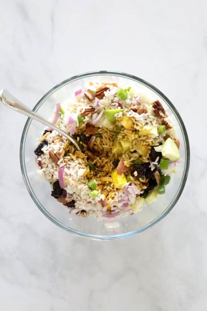 Curried Rice Salad | Easy & Kid-Friendly Recipe - Bake Play Smile