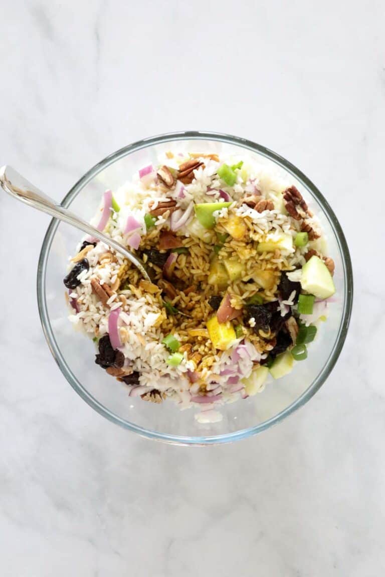 Curried Rice Salad | Easy & Kid-Friendly Recipe - Bake Play Smile