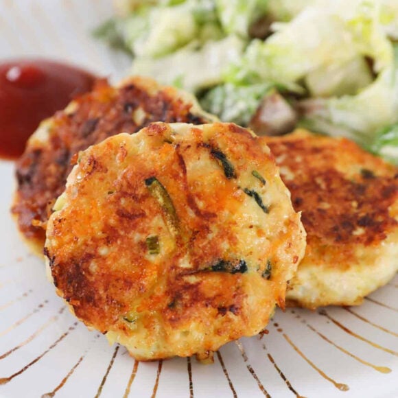Chicken Rissoles - Bake Play Smile