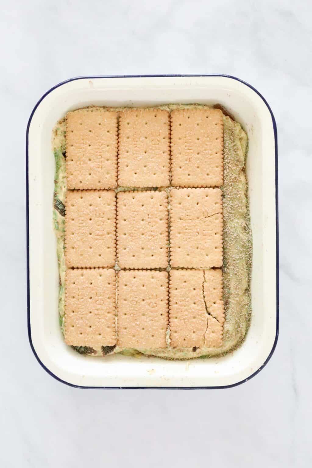 The FAMOUS 4 Ingredient South African Peppermint Crisp Tart - Bake Play ...