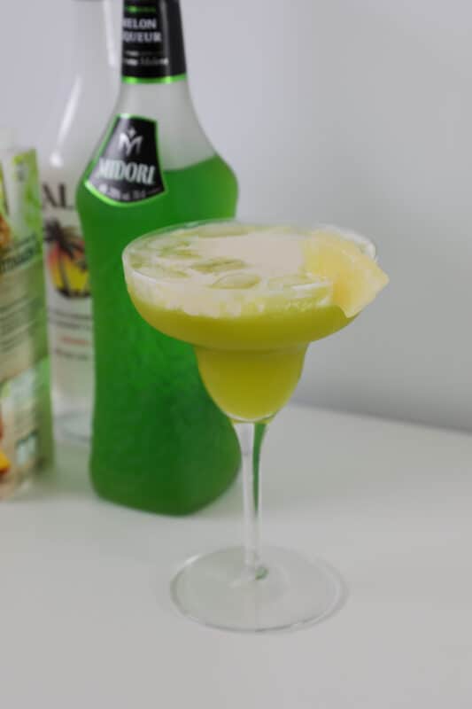 Midori Splice | 4 Ingredient Tropical Cocktail - Bake Play Smile