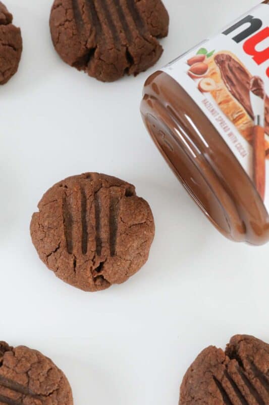 3 Ingredient Nutella Cookies - Bake Play Smile