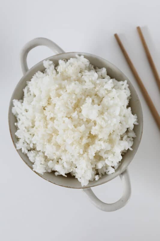 Easy Thermomix Sushi Rice - Bake Play Smile