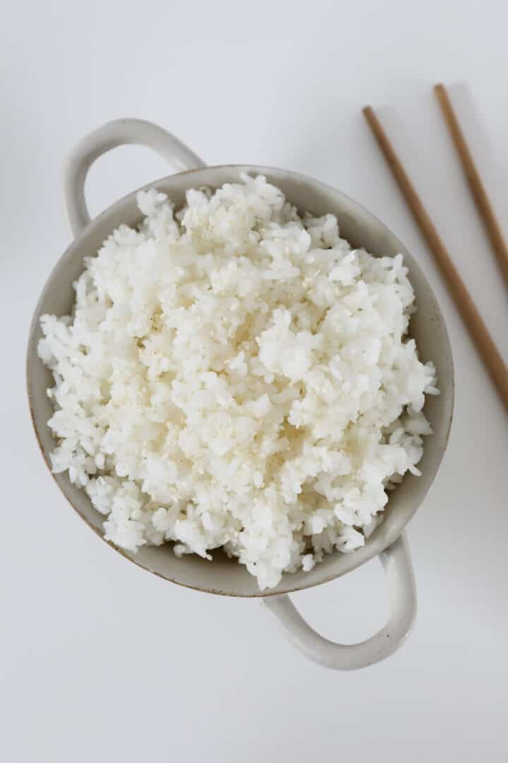 Easy Thermomix Sushi Rice - Bake Play Smile