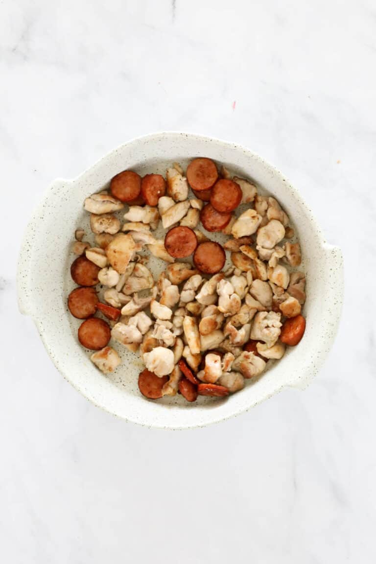 Chicken Chorizo Risotto | Oven Baked - Bake Play Smile