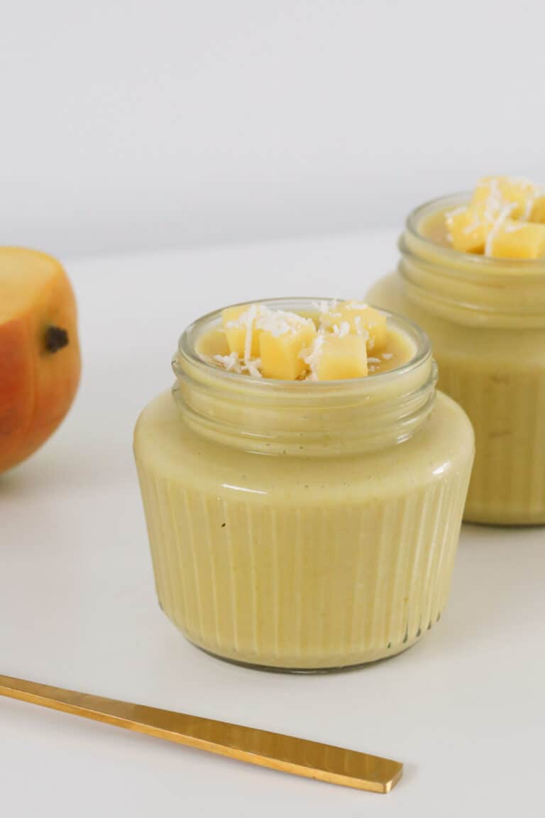 4 Ingredient Mango Pudding - Bake Play Smile