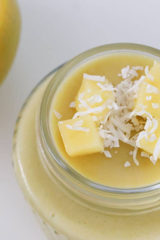 4 Ingredient Mango Pudding - Bake Play Smile