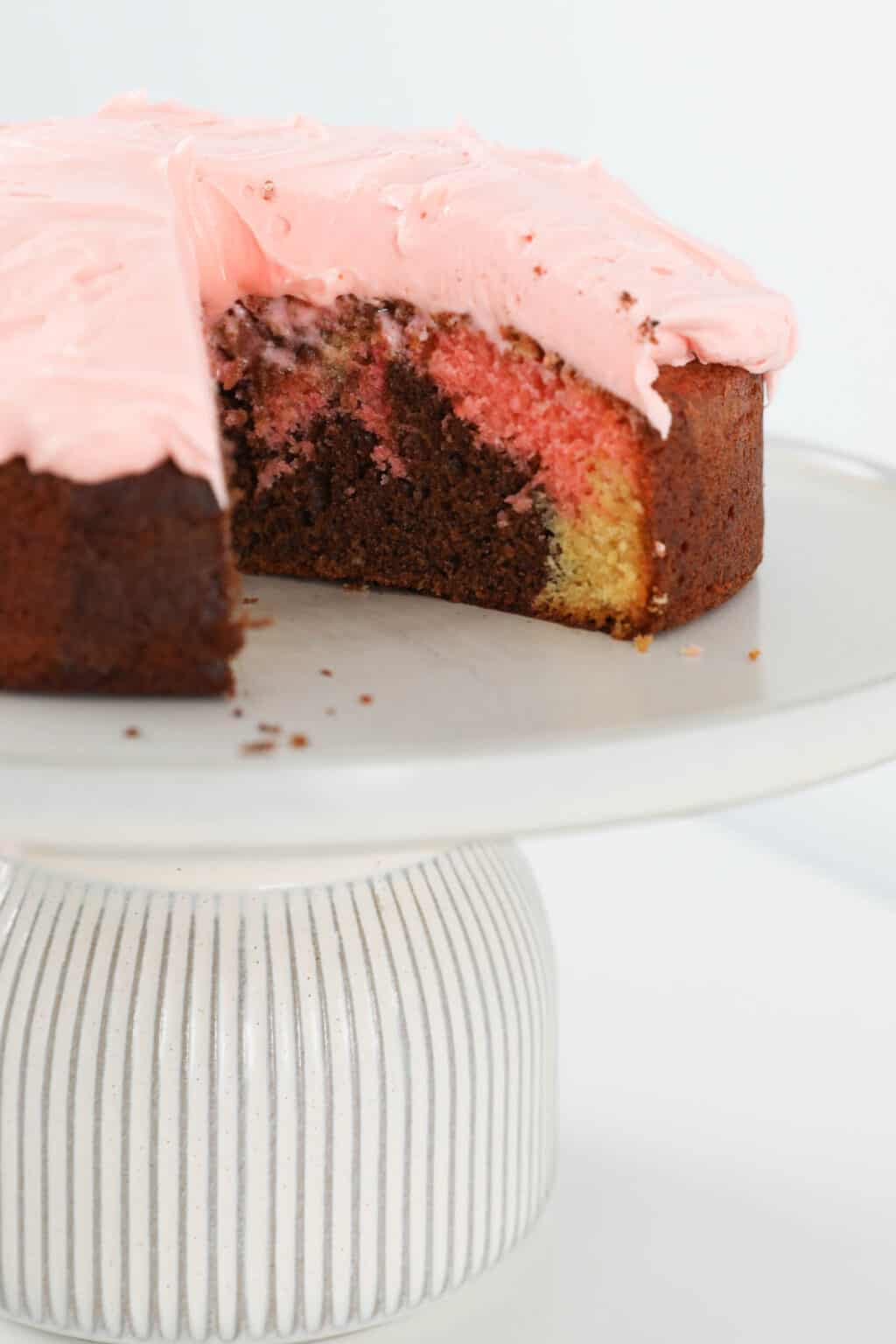 Marble Cake | Classic Old Fashioned Recipe - Bake Play Smile