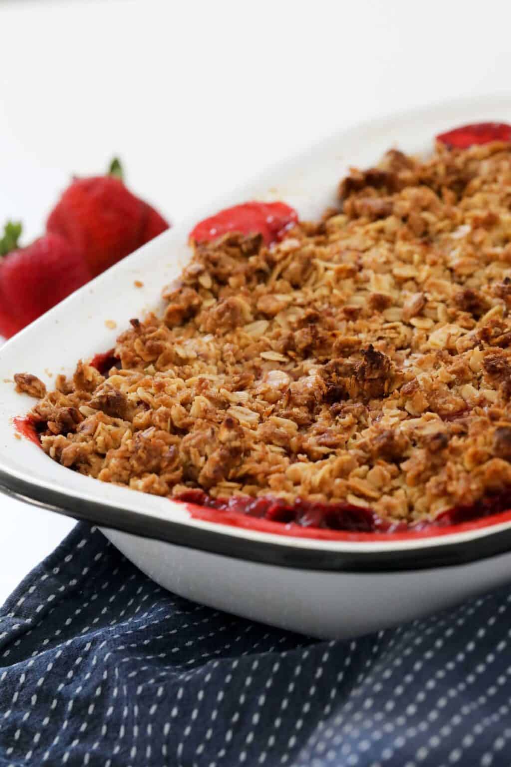 Strawberry Crumble - Bake Play Smile
