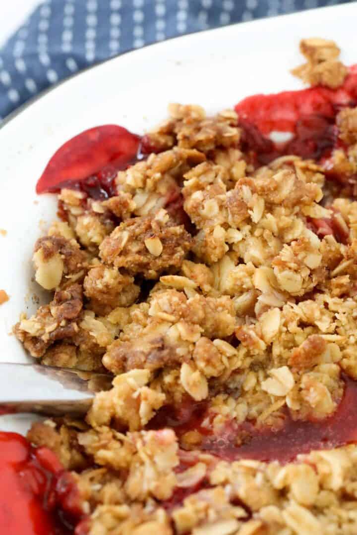 Strawberry Crumble - Bake Play Smile