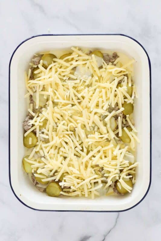 Big Mac Casserole | Low Carb Salad Bowl - Bake Play Smile