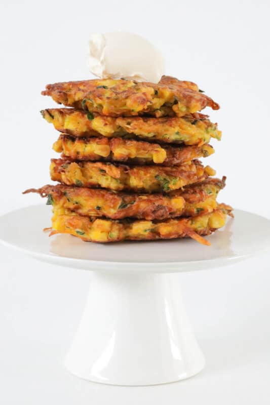 Healthy Vegetable Fritters | BEST Crispy Patties - Bake Play Smile