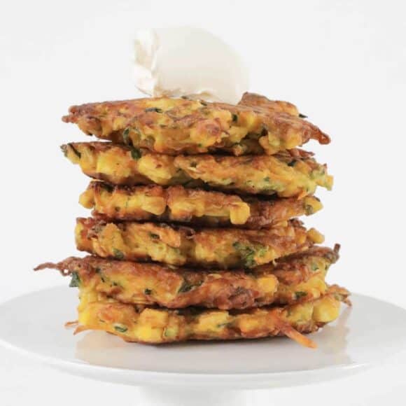 Healthy Vegetable Fritters | BEST Crispy Patties - Bake Play Smile