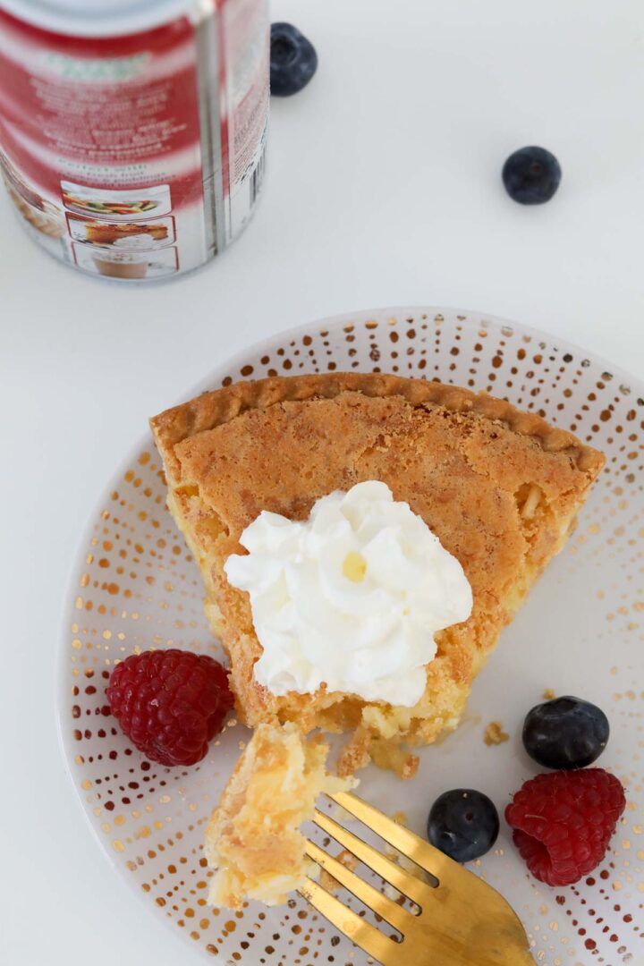 Coconut Pie | Super Easy Impossible Pie Recipe - Bake Play Smile