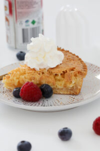 Coconut Pie | Super Easy Impossible Pie Recipe - Bake Play Smile