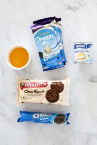 5 Ingredient Cookies & Cream Slice | No-Bake - Bake Play Smile