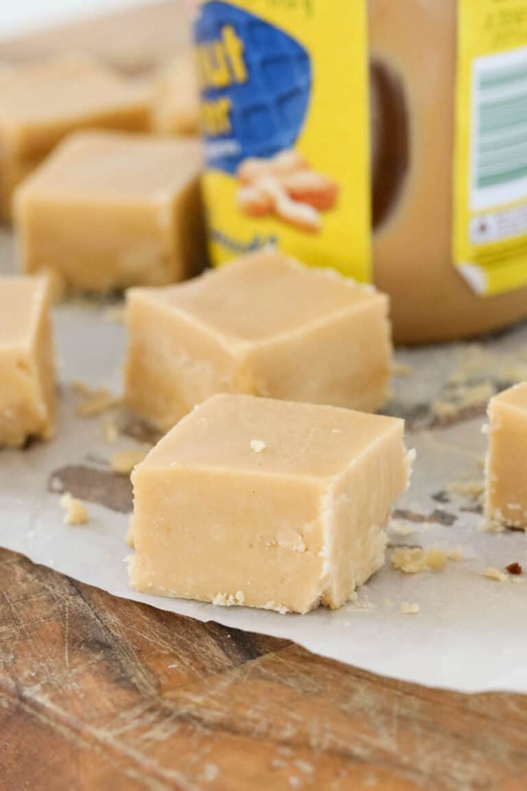 10 Minute Microwave Peanut Butter Fudge - Bake Play Smile