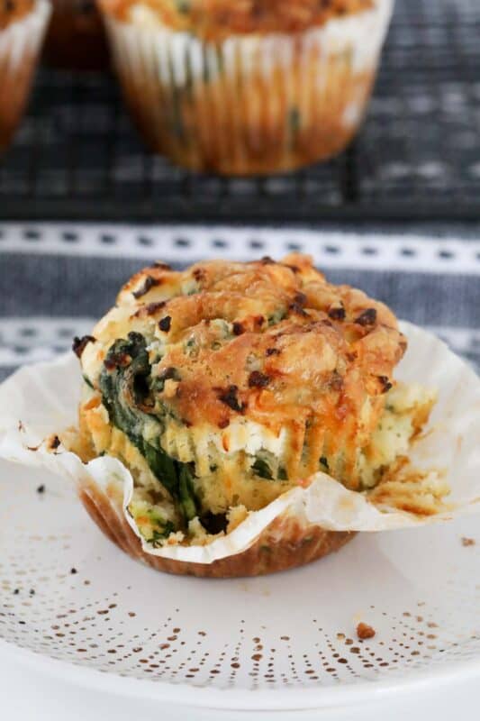 Feta & Spinach Muffins - Bake Play Smile