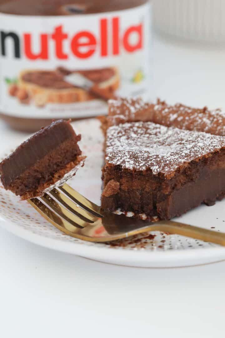 The FAMOUS 2 Ingredient Nutella Cake Recipe - Bake Play Smile