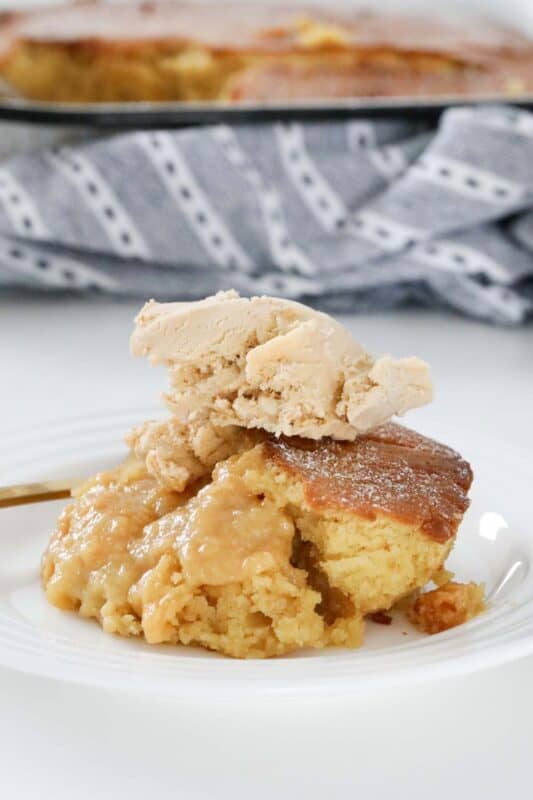 Self Saucing Caramel Pudding with Condensed Milk! - Bake Play Smile