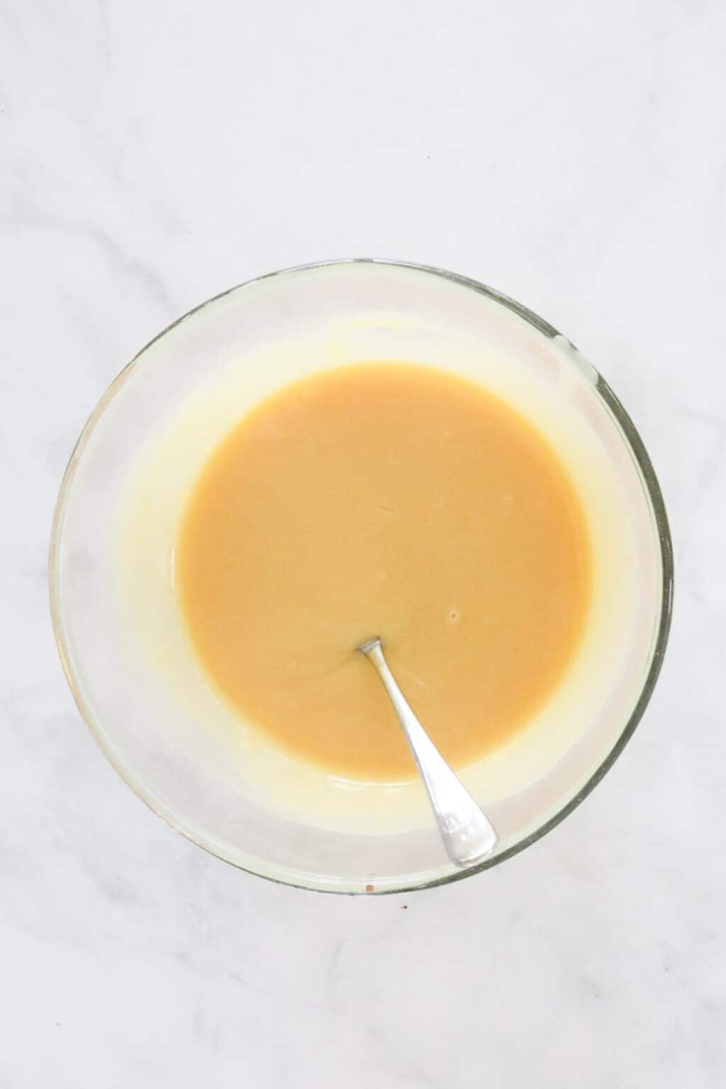 Self Saucing Caramel Pudding with Condensed Milk! - Bake Play Smile