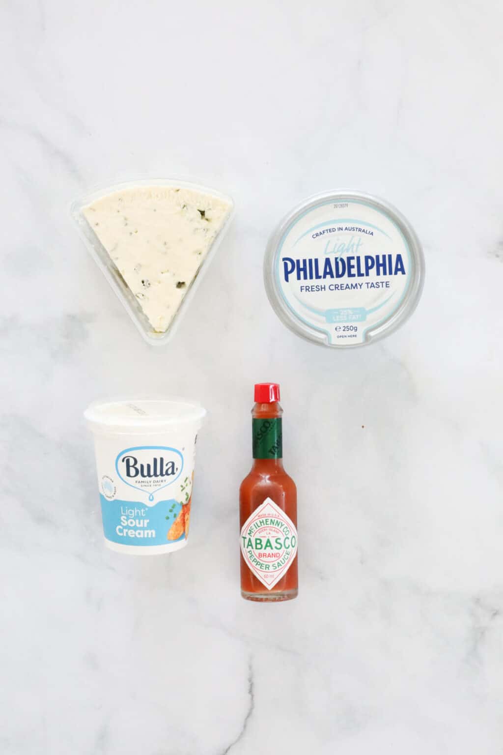 4 Ingredient Gooey Warm Blue Cheese Dip - Bake Play Smile