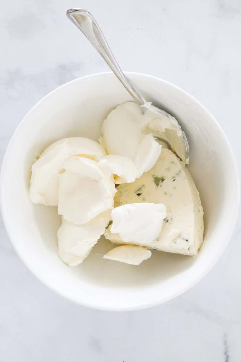 4 Ingredient Gooey Warm Blue Cheese Dip - Bake Play Smile