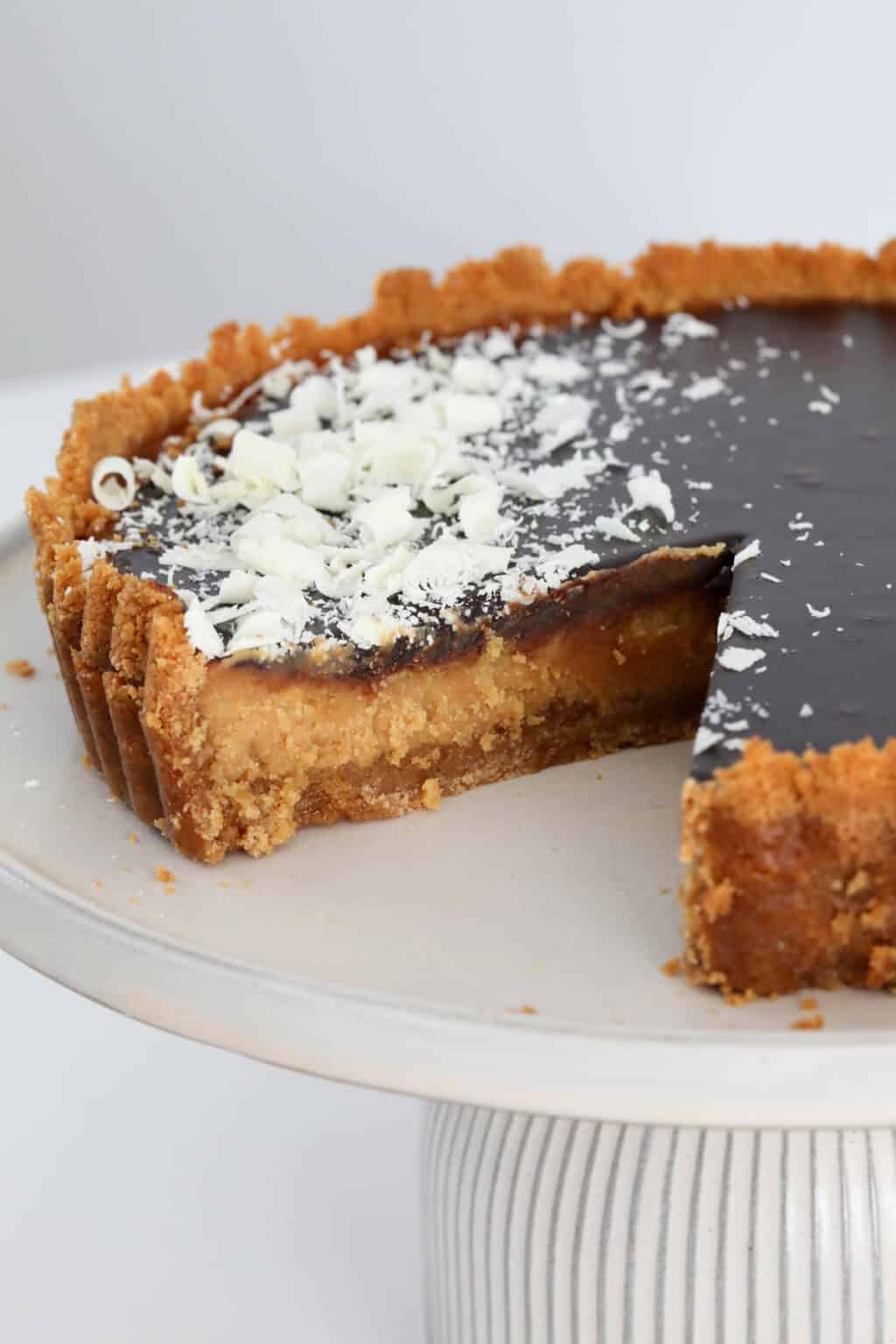 Chocolate Caramel Tart - Bake Play Smile