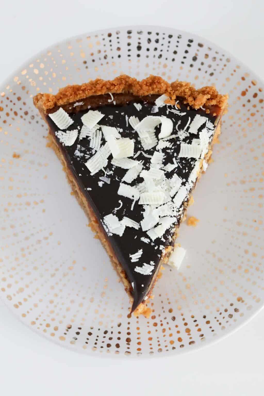 Chocolate Caramel Tart - Bake Play Smile