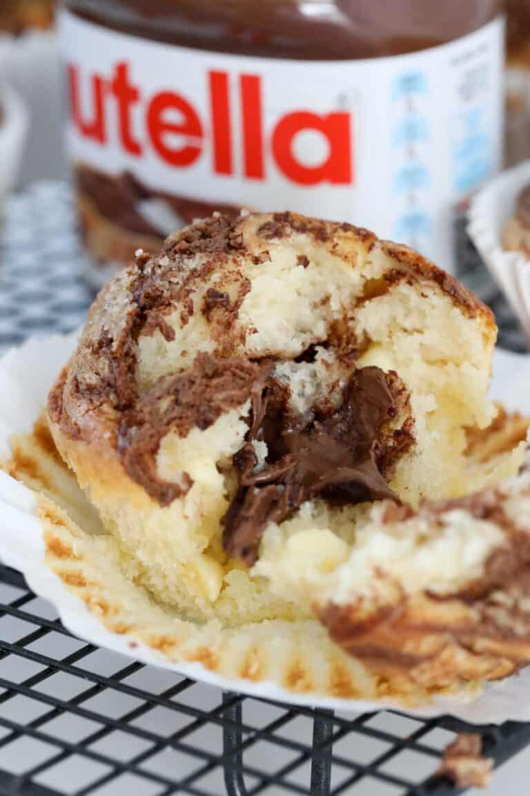 Nutella Muffins - Bake Play Smile