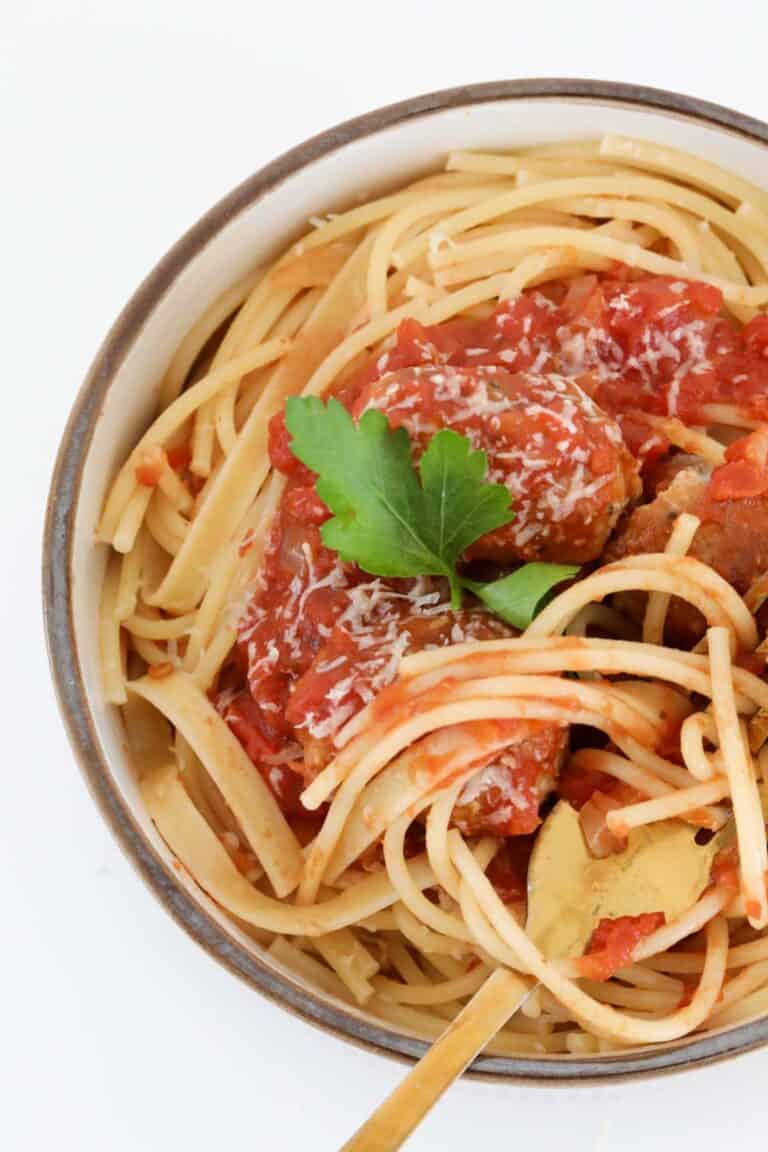 Italian Pork Sausage Meatballs | 30 Minute Recipe - Bake Play Smile