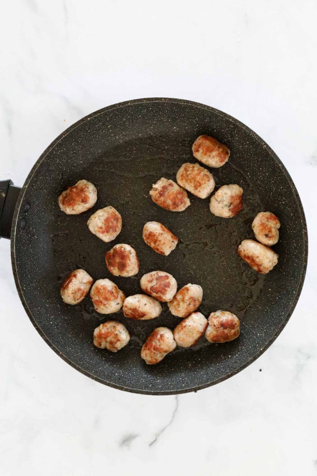 Italian Pork Sausage Meatballs | 30 Minute Recipe - Bake Play Smile