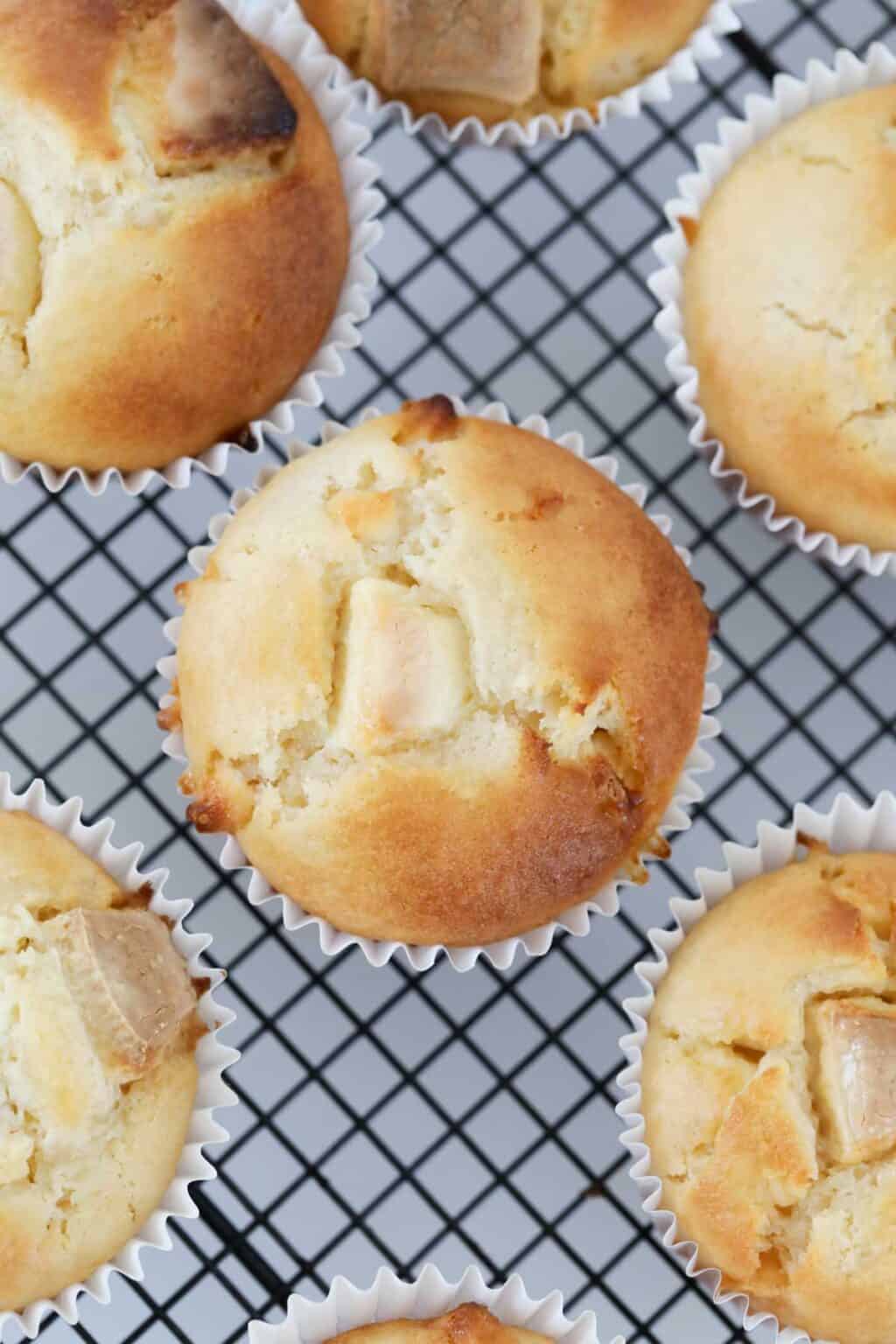Easy White Chocolate Muffins | 30 Minute Recipe - Bake Play Smile