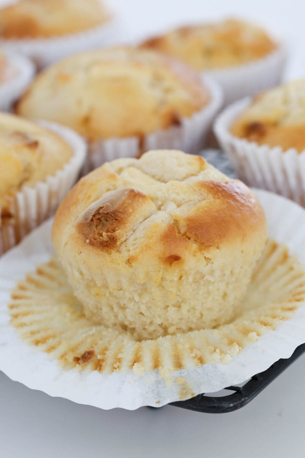 Easy White Chocolate Muffins | 30 Minute Recipe - Bake Play Smile
