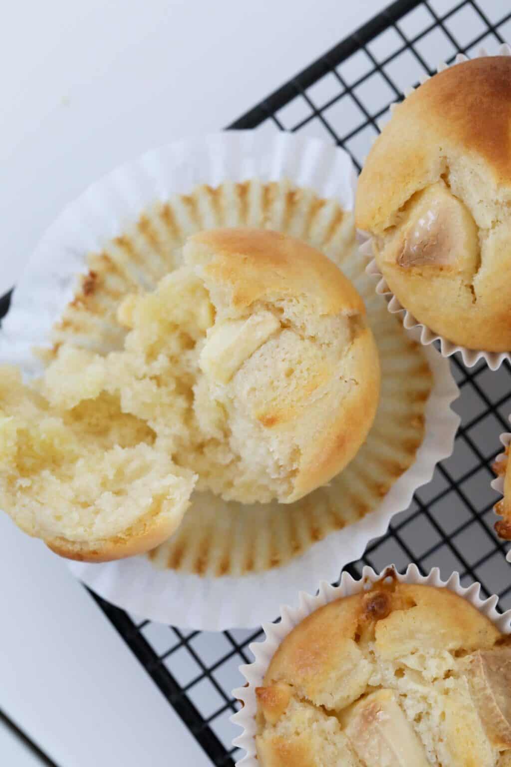 Easy White Chocolate Muffins | 30 Minute Recipe - Bake Play Smile