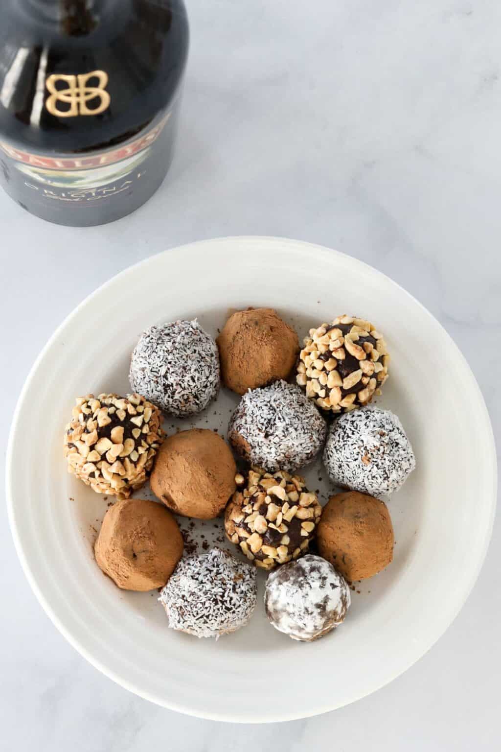 5 Ingredient Baileys Truffles | No Bake Recipe - Bake Play Smile