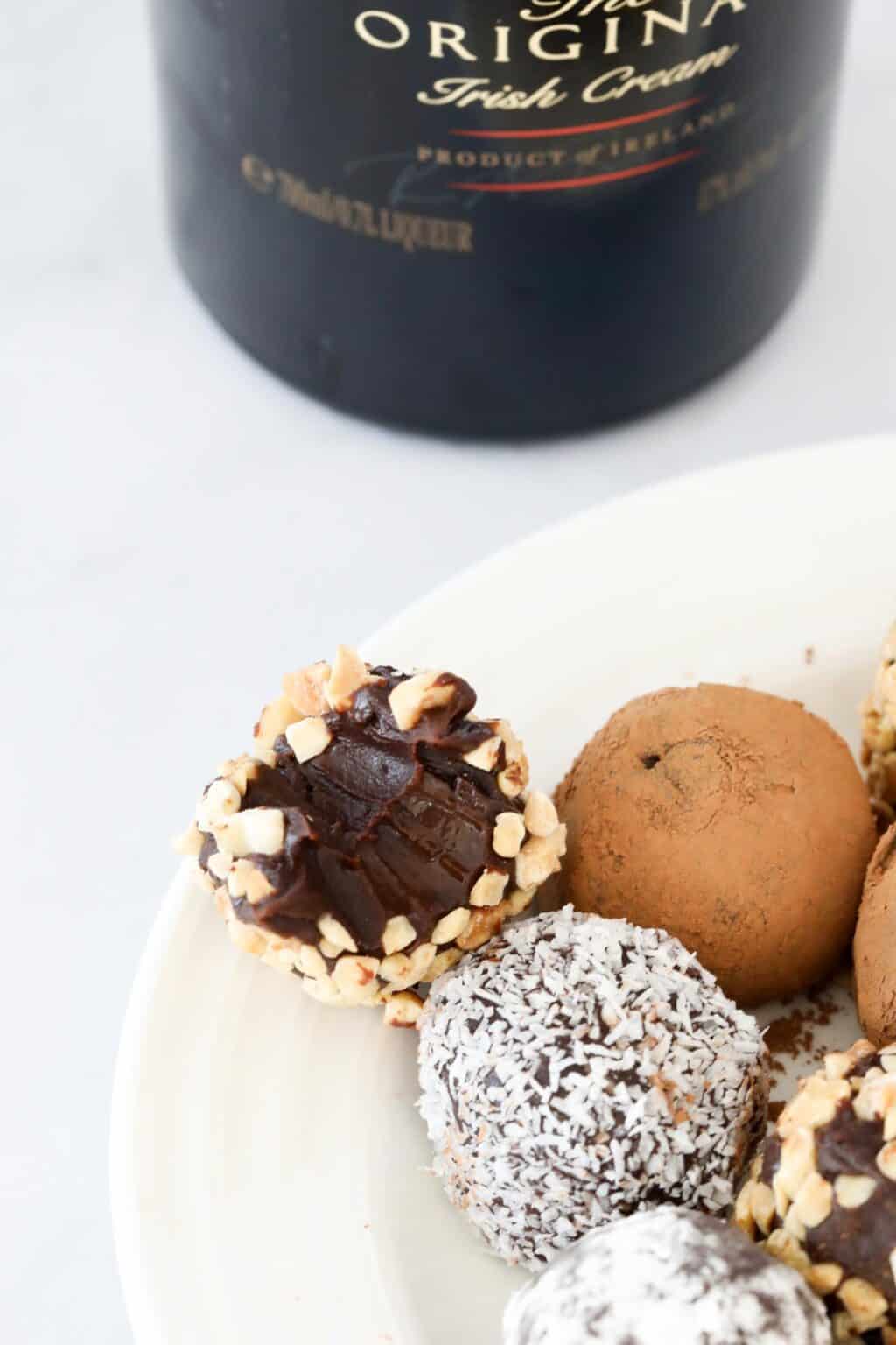 5 Ingredient Baileys Truffles | No Bake Recipe - Bake Play Smile