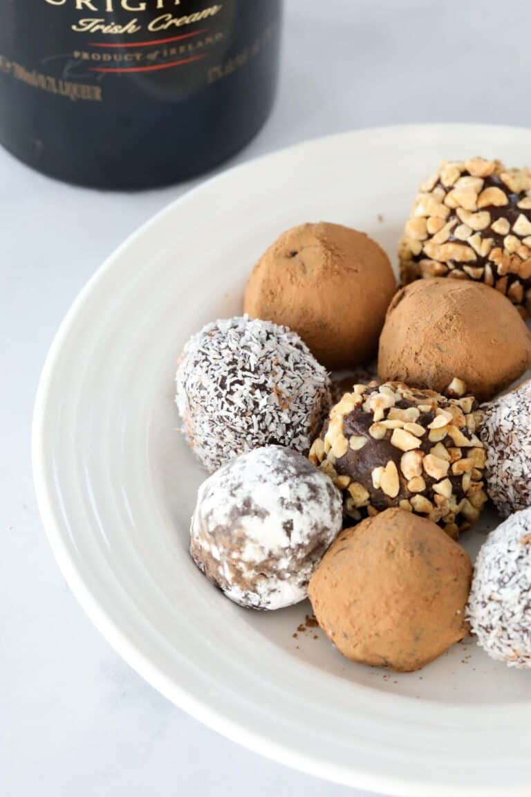 5 Ingredient Baileys Truffles | No Bake Recipe - Bake Play Smile